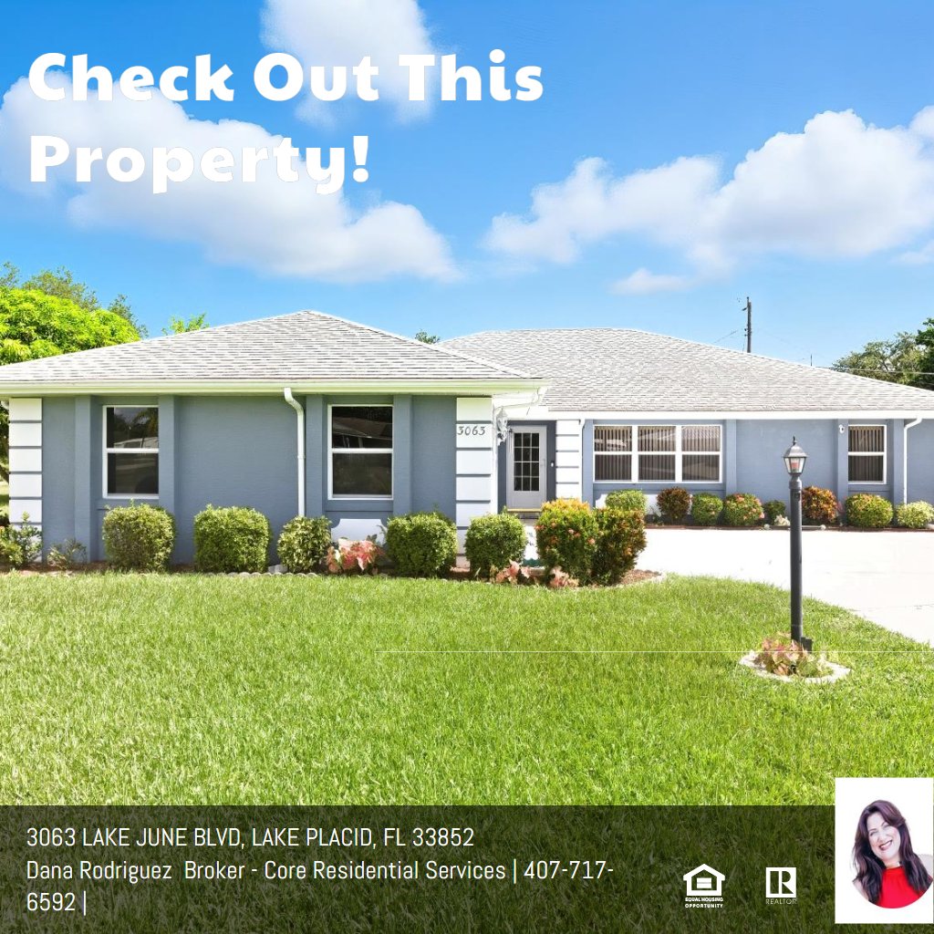 3063 Lake June Blvd, Lake Placid, FL 33852